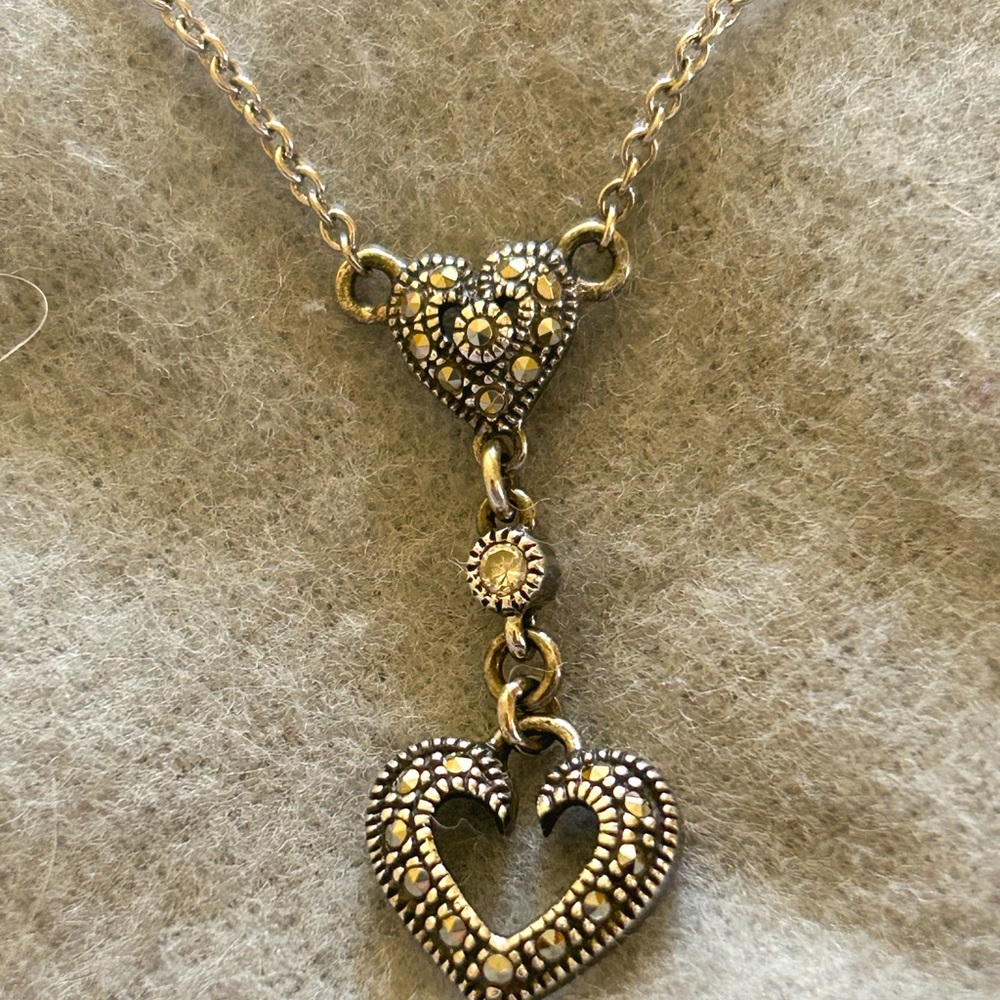 Beautiful Judith Jack Sterling Silver & Marcasite Nec… - Gem